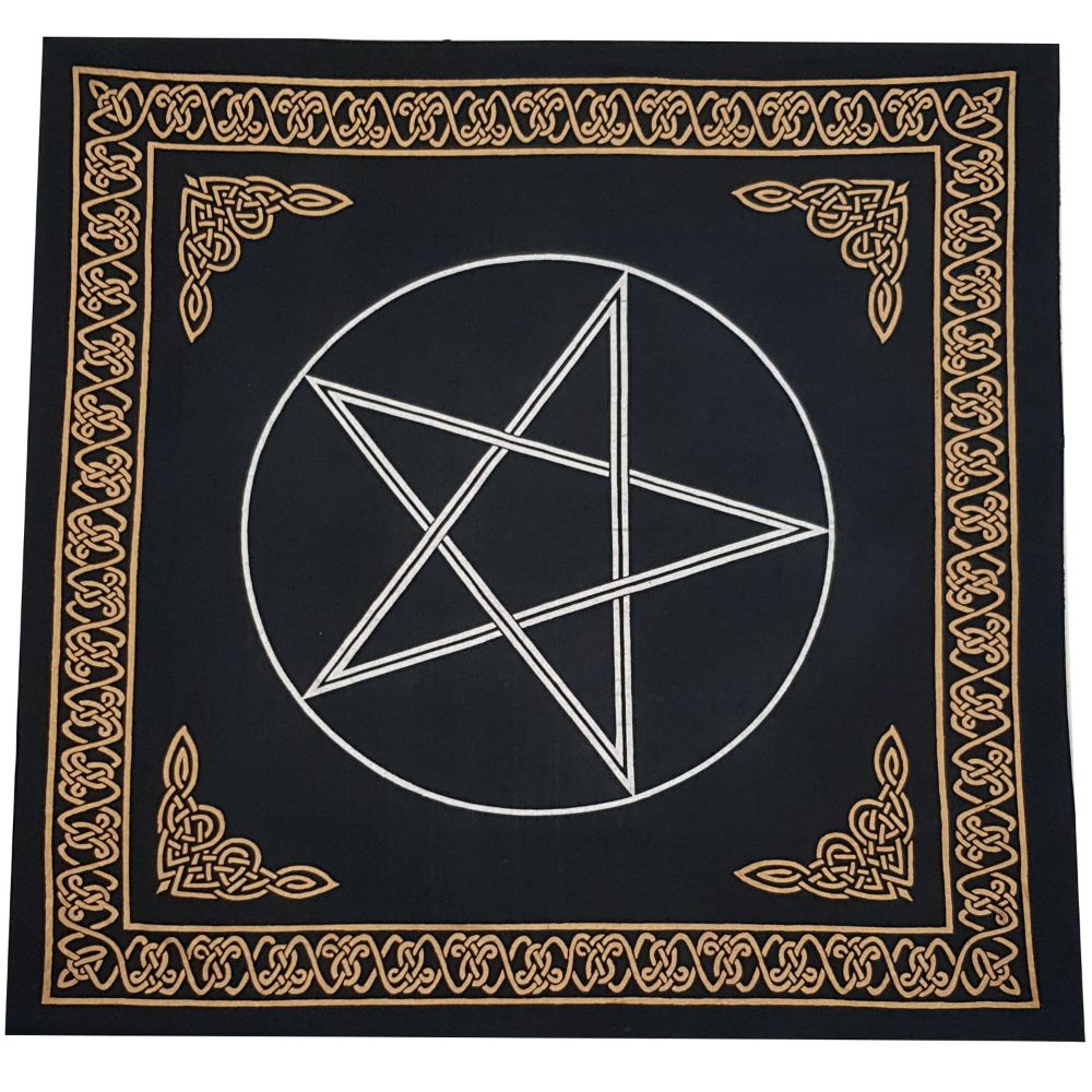 Pentagram Altar Cloth 100cm| Lylliths' Emporium