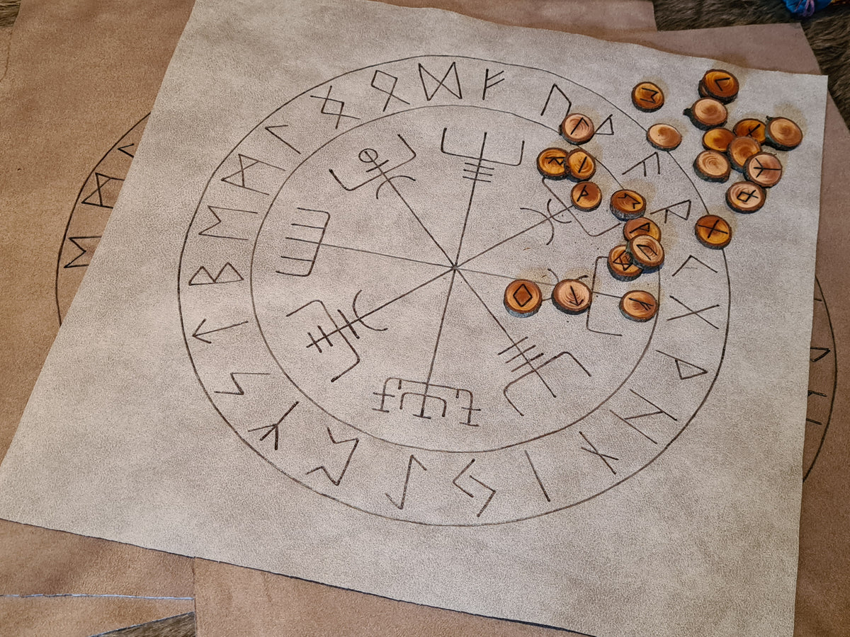 Rune Casting Mat ~ faux suede| Lylliths' Emporium